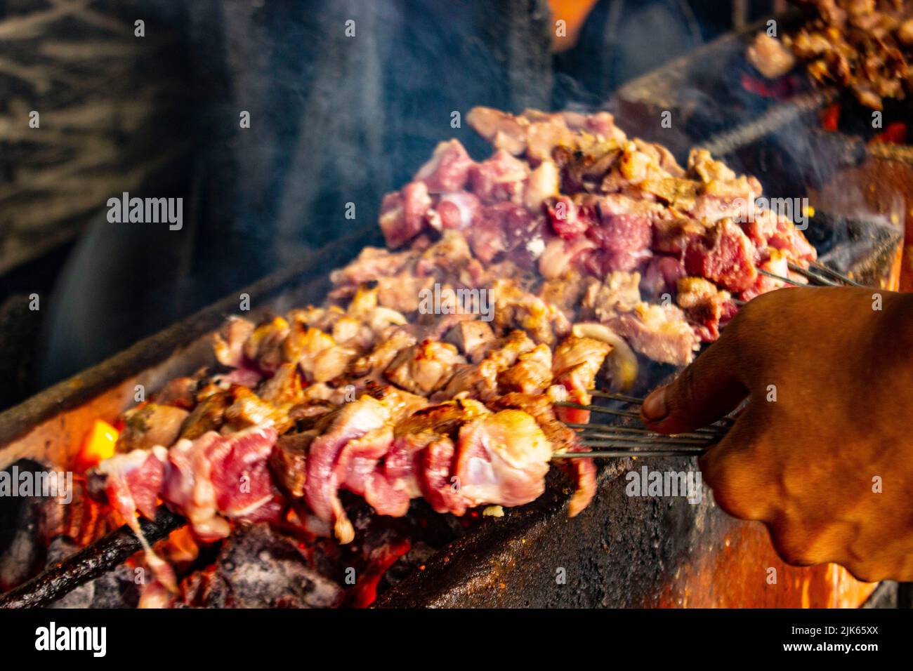 sate klatak or sate kambing or satay goat, lamb, Lamb or meat goat ...