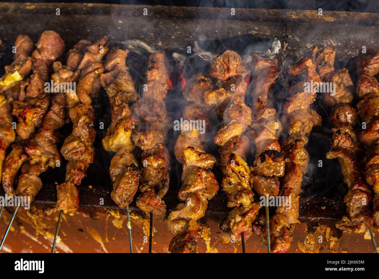 sate klatak or sate kambing or satay goat, lamb, Lamb or meat goat ...