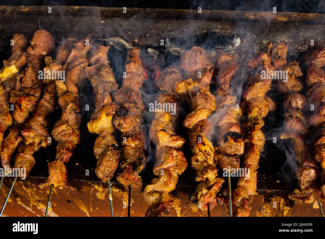 sate klatak or sate kambing or satay goat, lamb, Lamb or meat goat ...