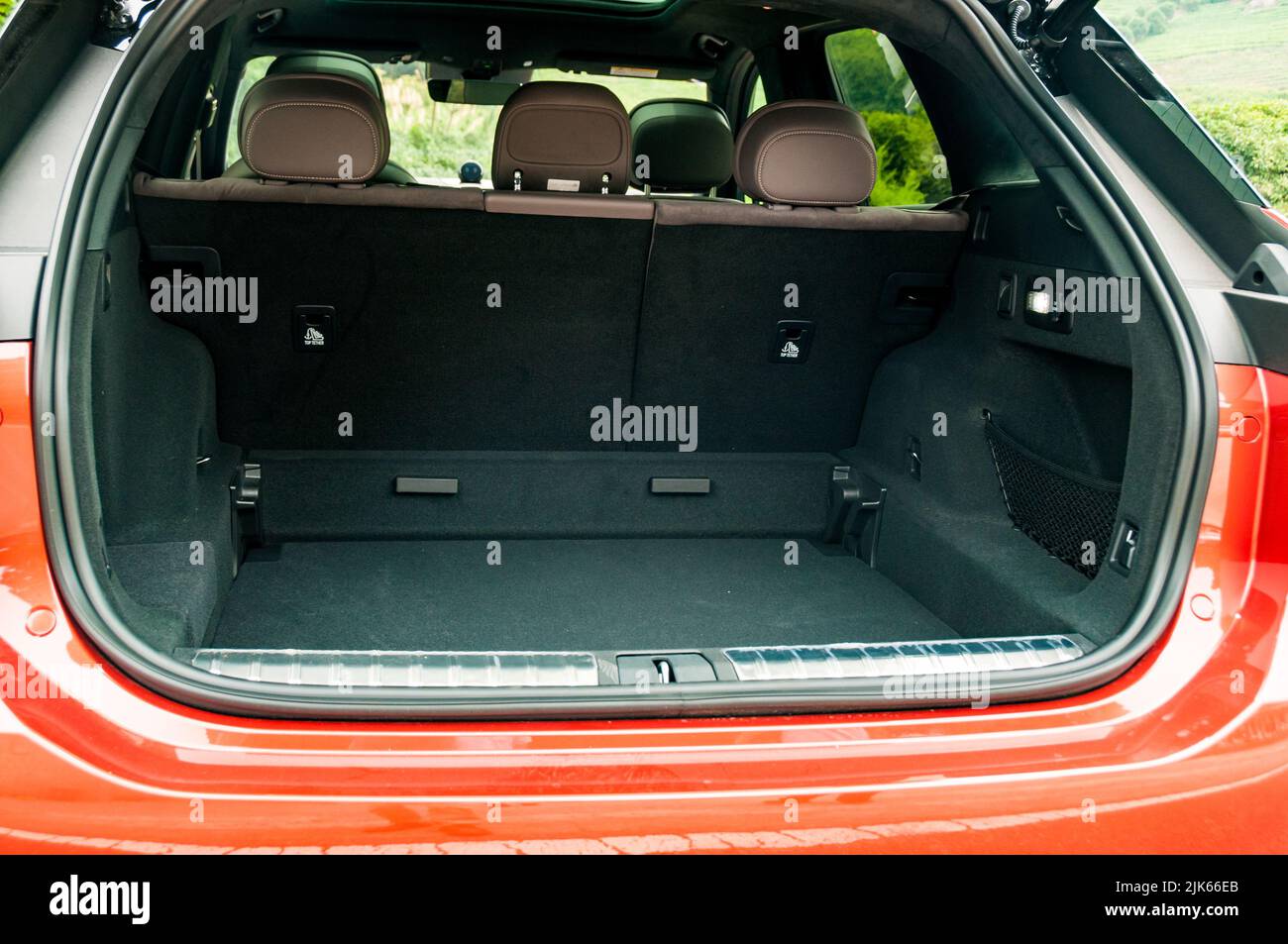 The trunk of the Nio ES7 Premier Edition on an official media test in ...