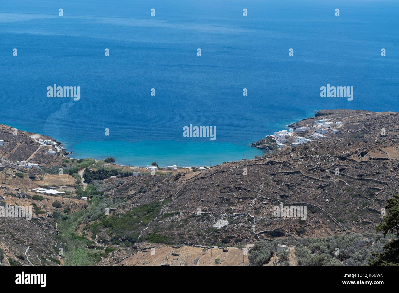 Isternia beach tinos hi-res stock photography and images - Alamy