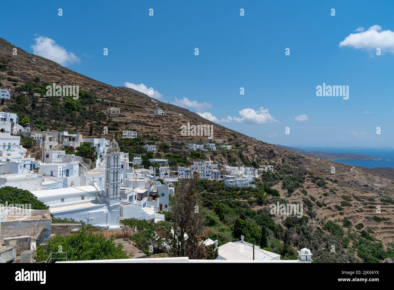 Kardiani village in Tinos island, Greece Stock Photo - Alamy