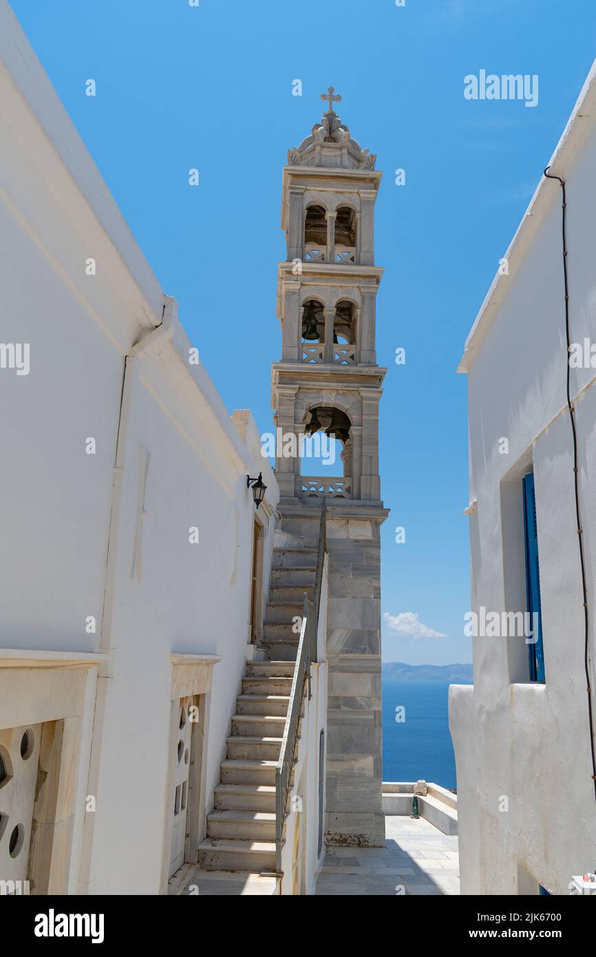 Kardiani village in Tinos island, Greece Stock Photo - Alamy