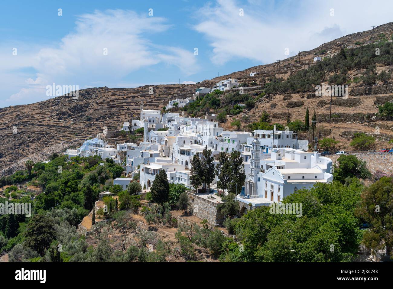 Kardiani village in Tinos island, Greece Stock Photo - Alamy