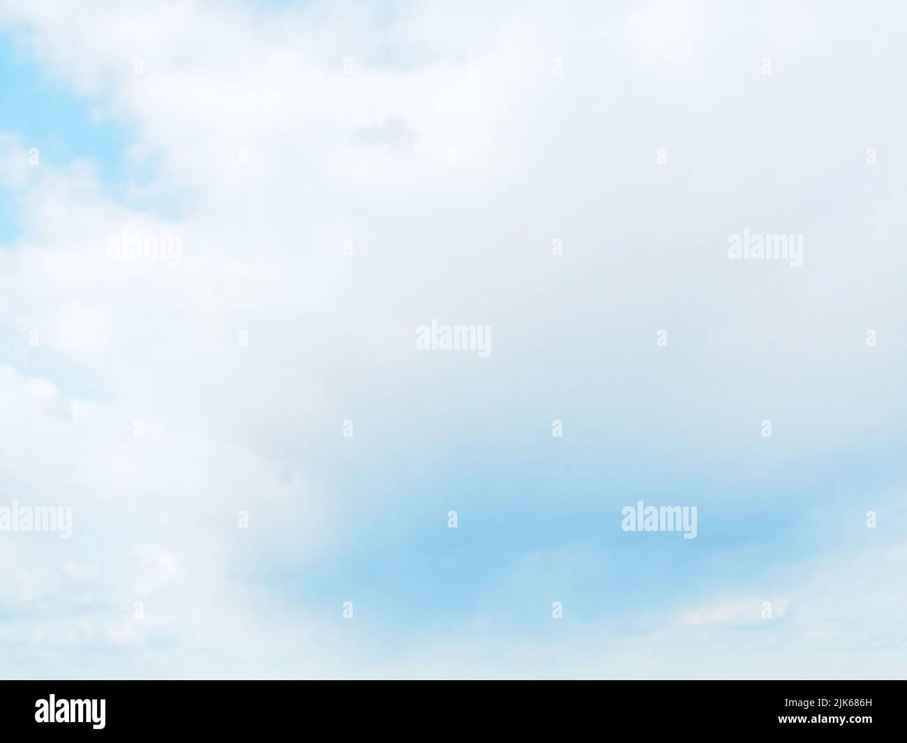 Summer blue sky and clouds. Gradient blue and light white background ...