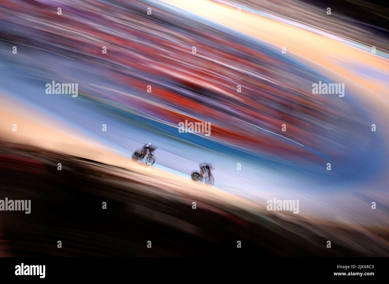 New Zealand’s Sam Dakin and Malaysia’s Shah Sahrom compete against each ...