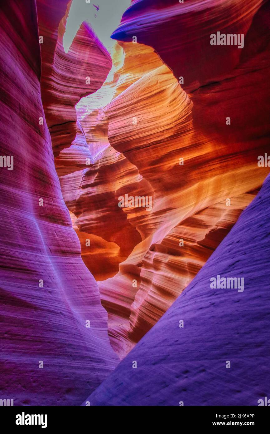 The incredible Antelope Canyon in Page Arizona USA Stock Photo - Alamy