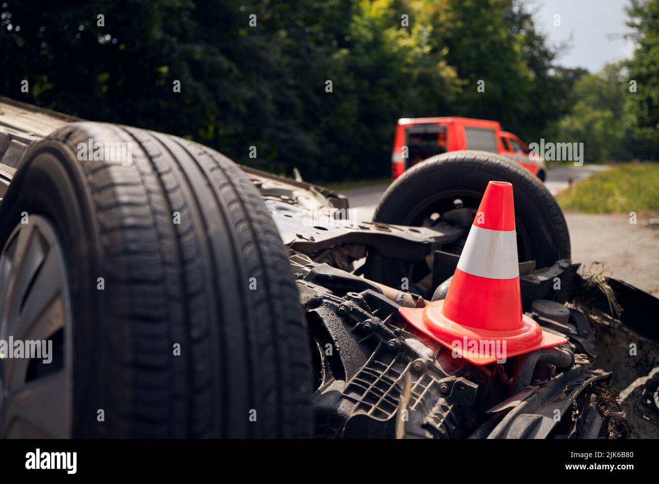 Traffic collision forest hi-res stock photography and images - Alamy