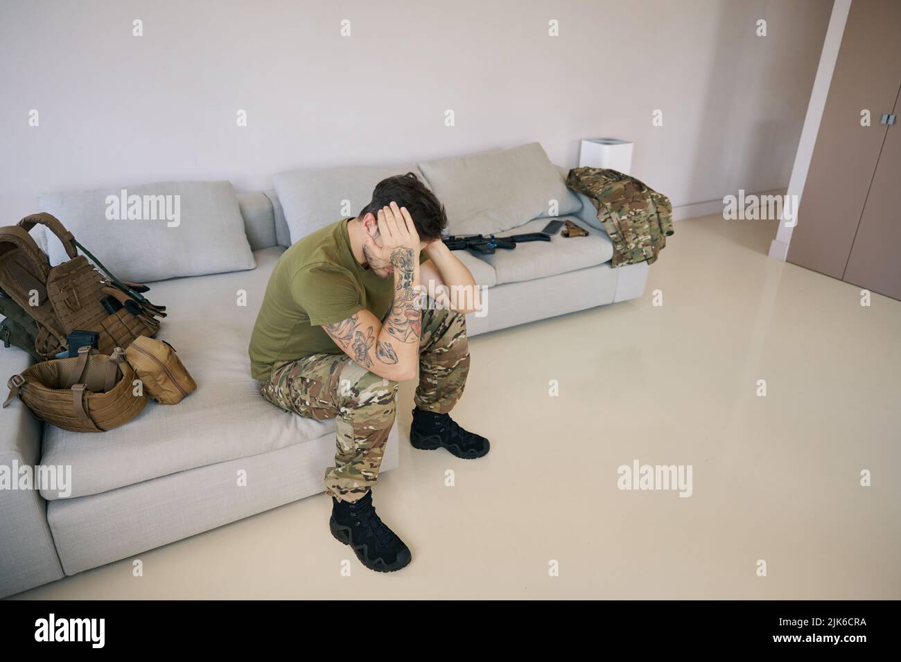Stress disorder soldier hi-res stock photography and images - Alamy