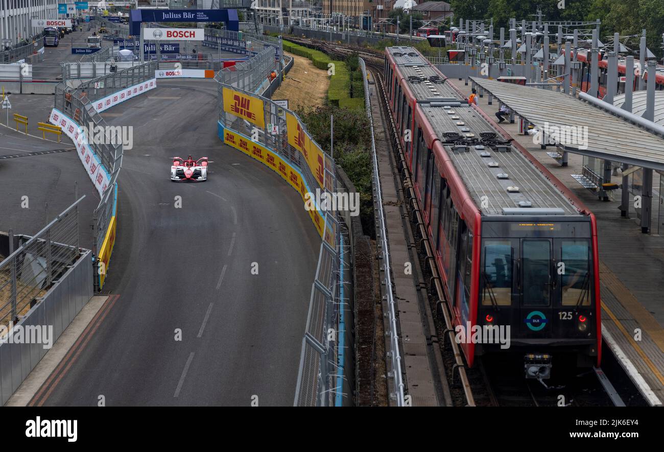 Antonio Giovinazzi during qualifying during the 2022 SABIC London E ...