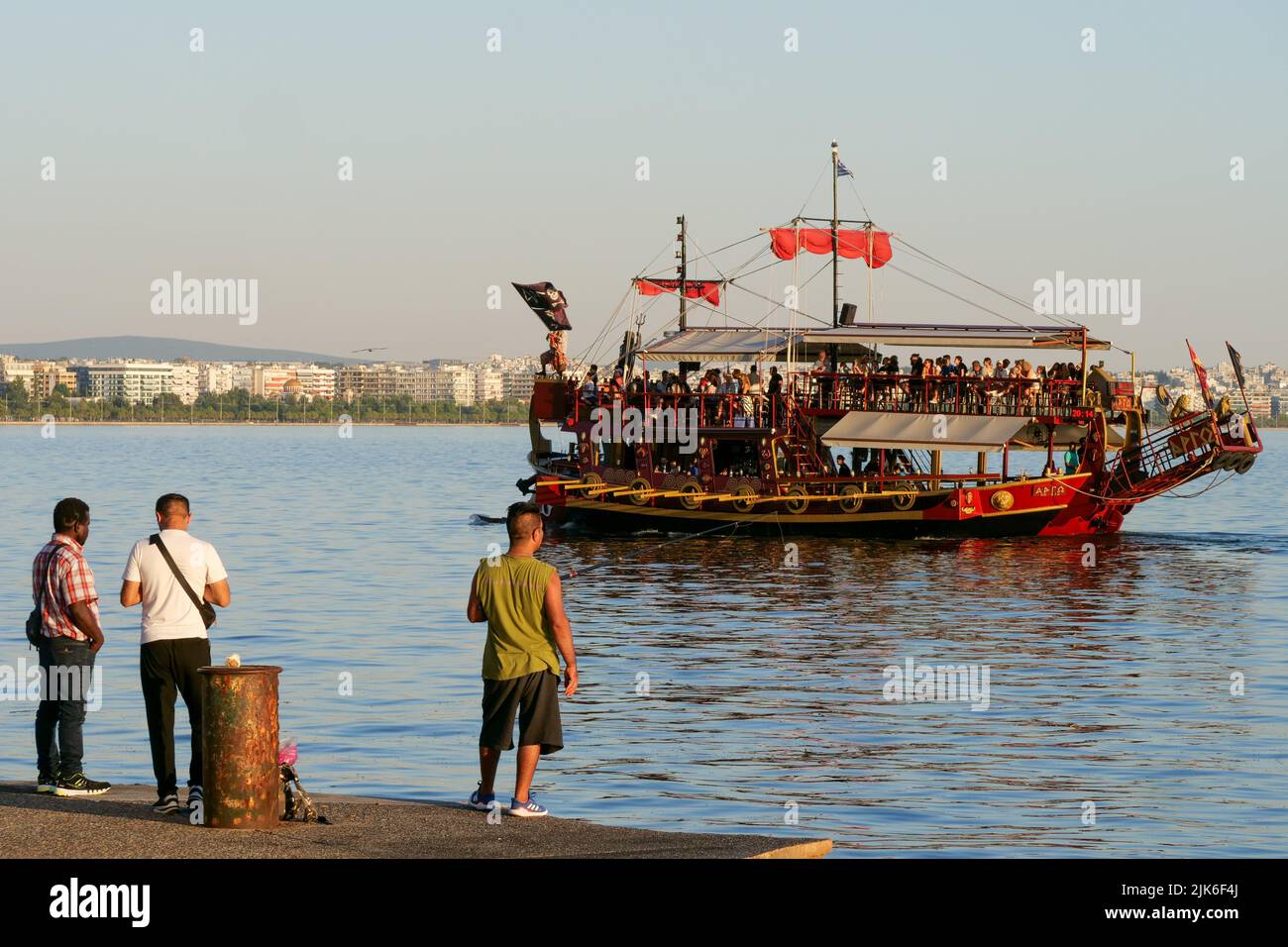 Fake greek galley hi-res stock photography and images - Alamy