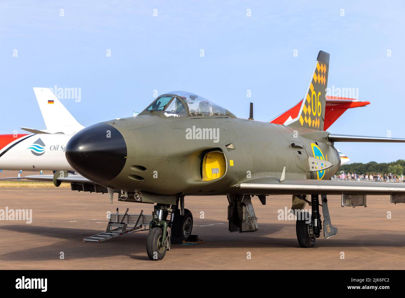 Swedish Air Force Historic Flight - SAAB J-32B Lansen on static display ...