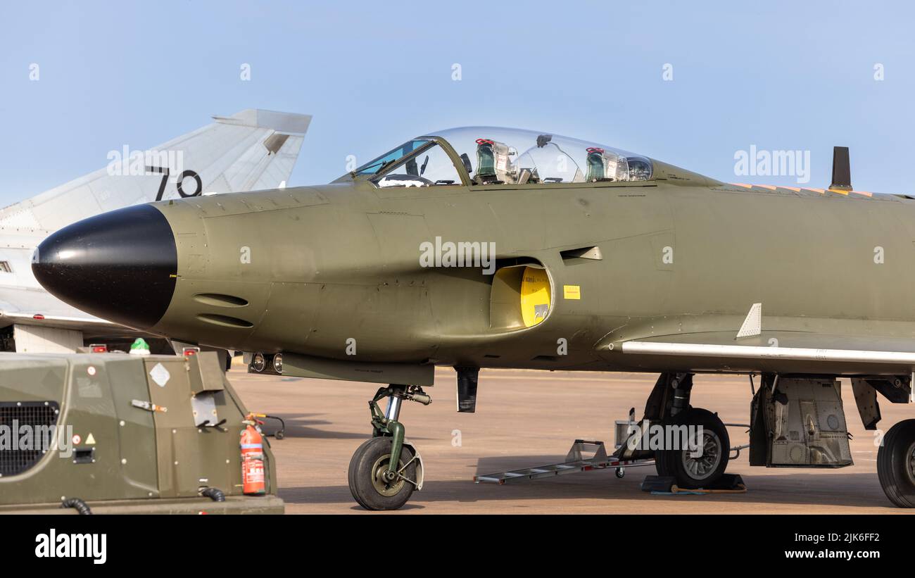 Swedish Air Force Historic Flight - SAAB J-32B Lansen on static display ...