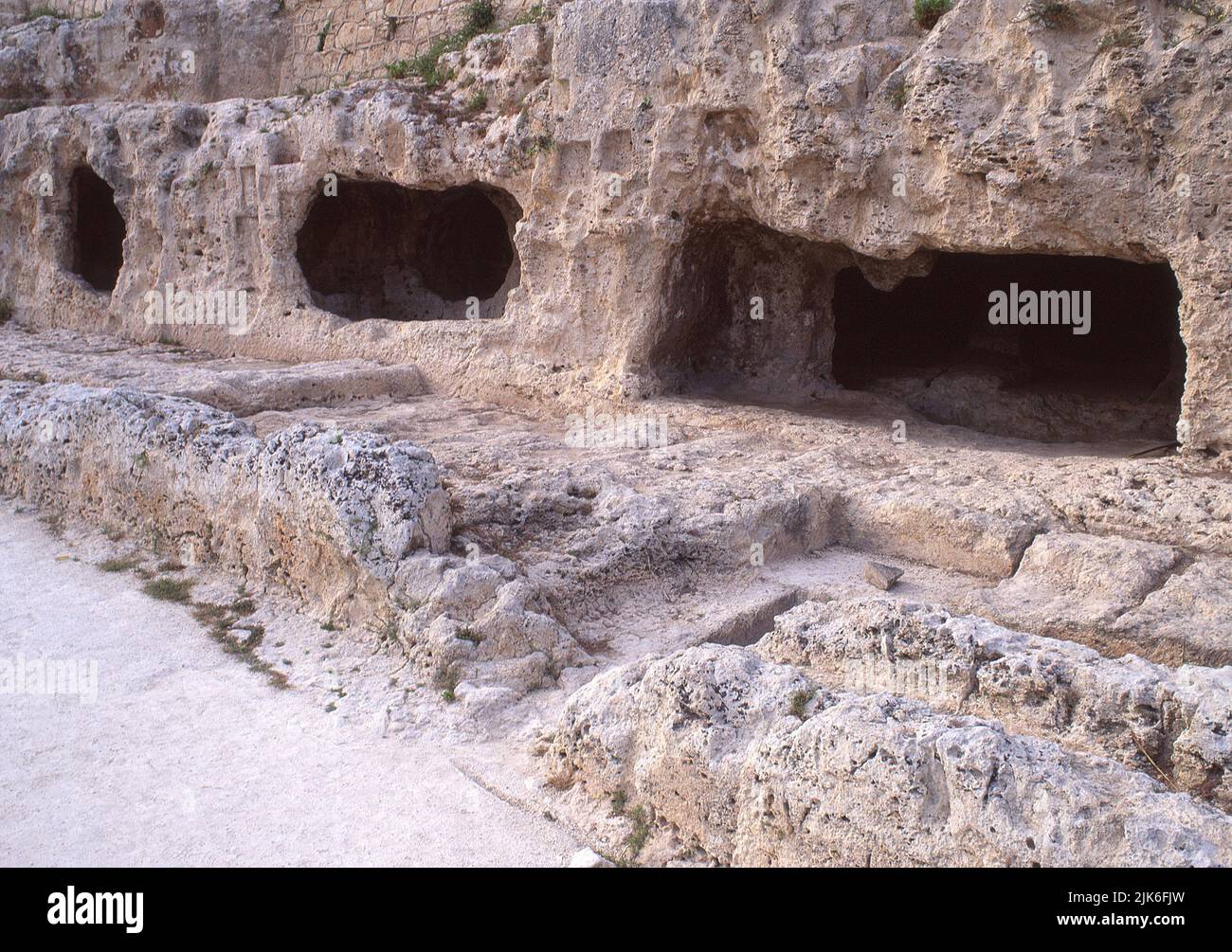 Street of Tombs, Neapolis, Sicily Stock Photo - Alamy