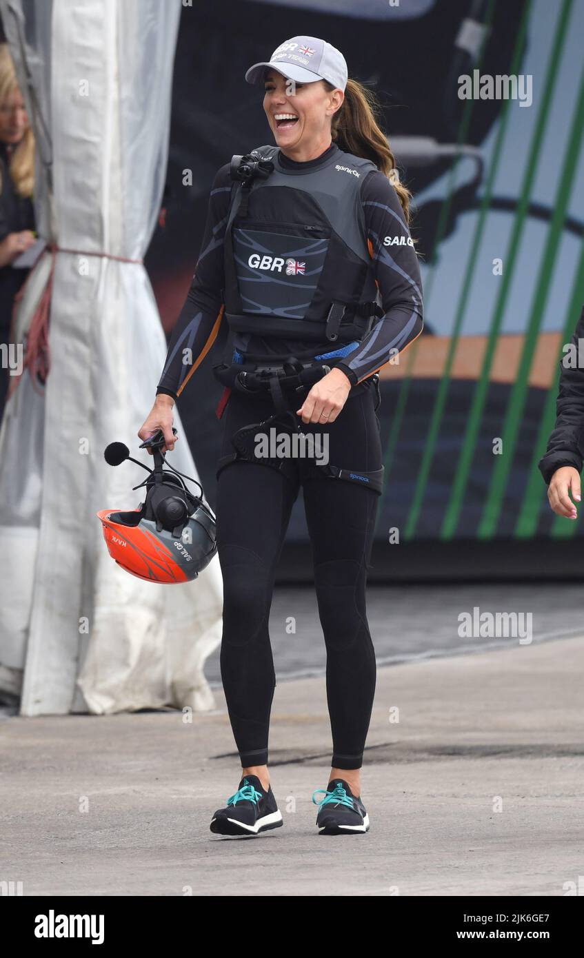 July 31st, 2022. London, UK. The Duchess of Cambridge joins the ...