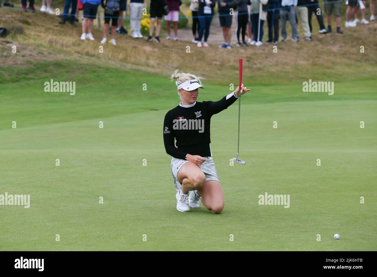 Irvine, UK. 31st July, 2022. On the final day of the Trust Golf Women's Scottish Golf at ...