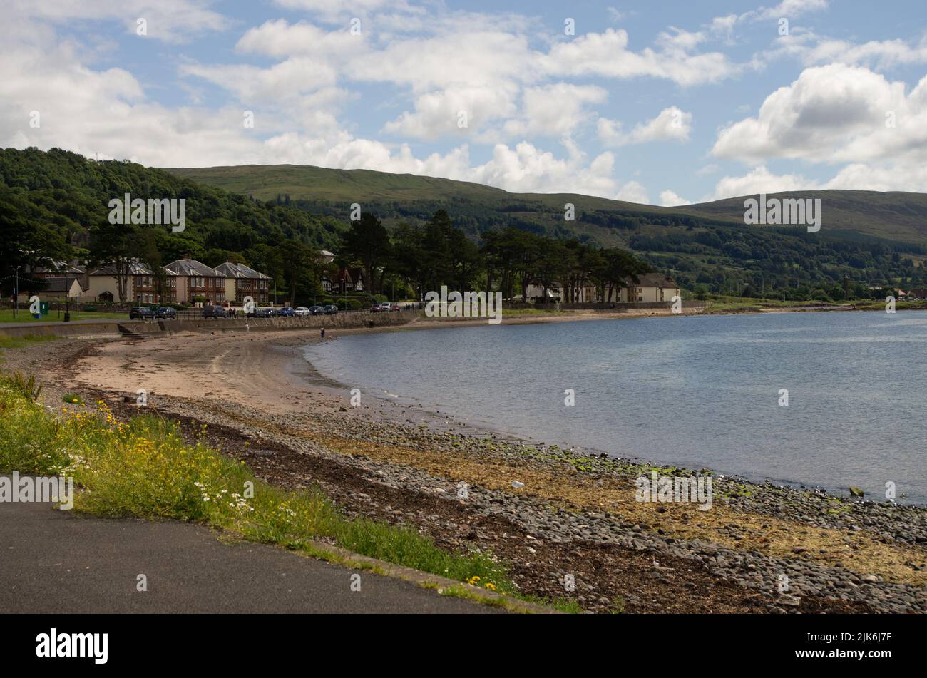 Beach at Largs, Scotland Stock Photo - Alamy