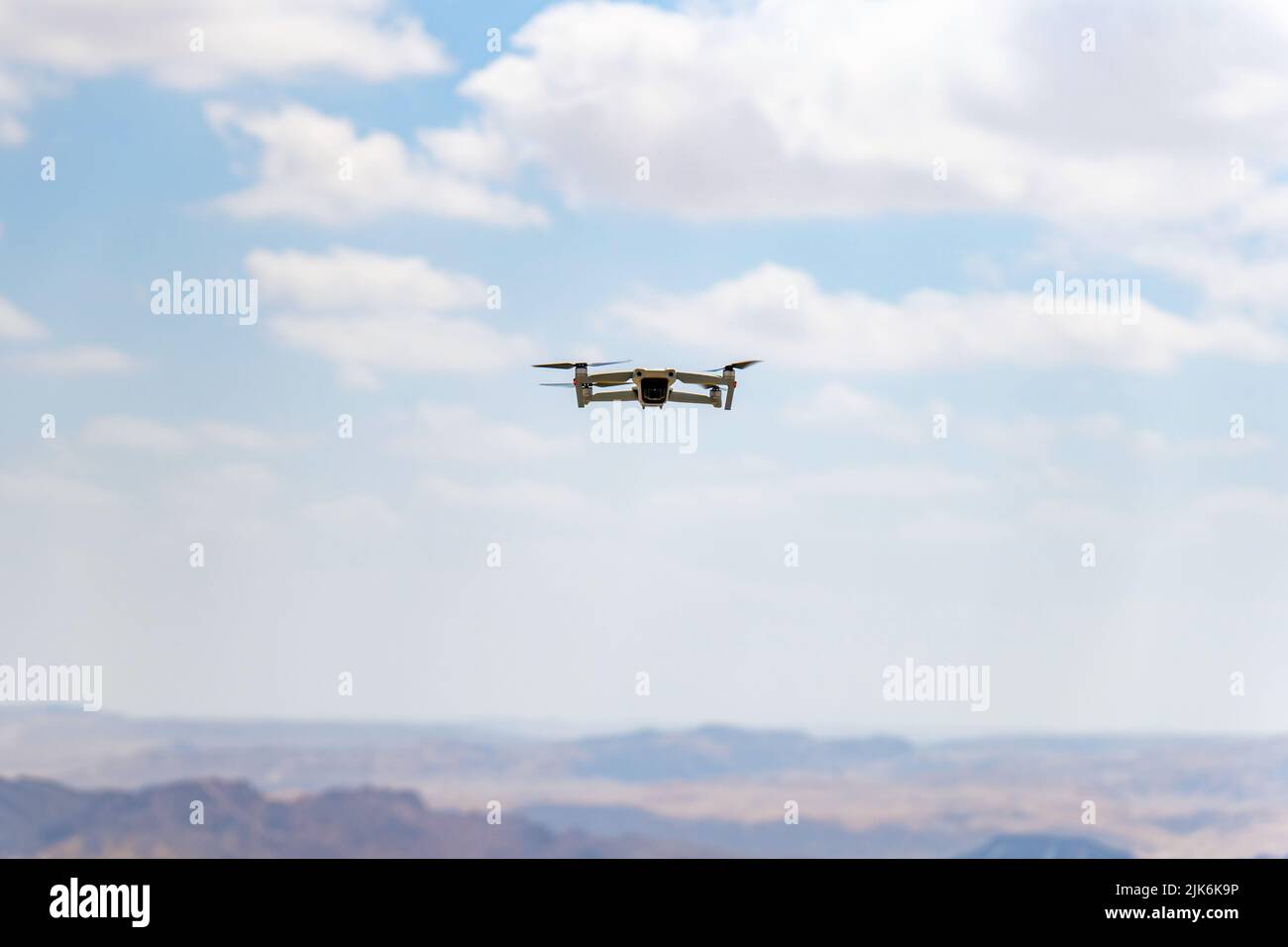 Drone flying in grey hi-res stock photography and images - Alamy