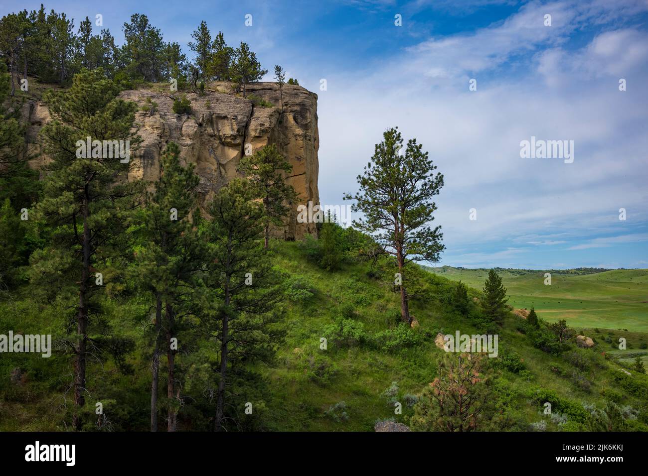 Pictograph Cave, a Montana State Park near Billings, home to three ...