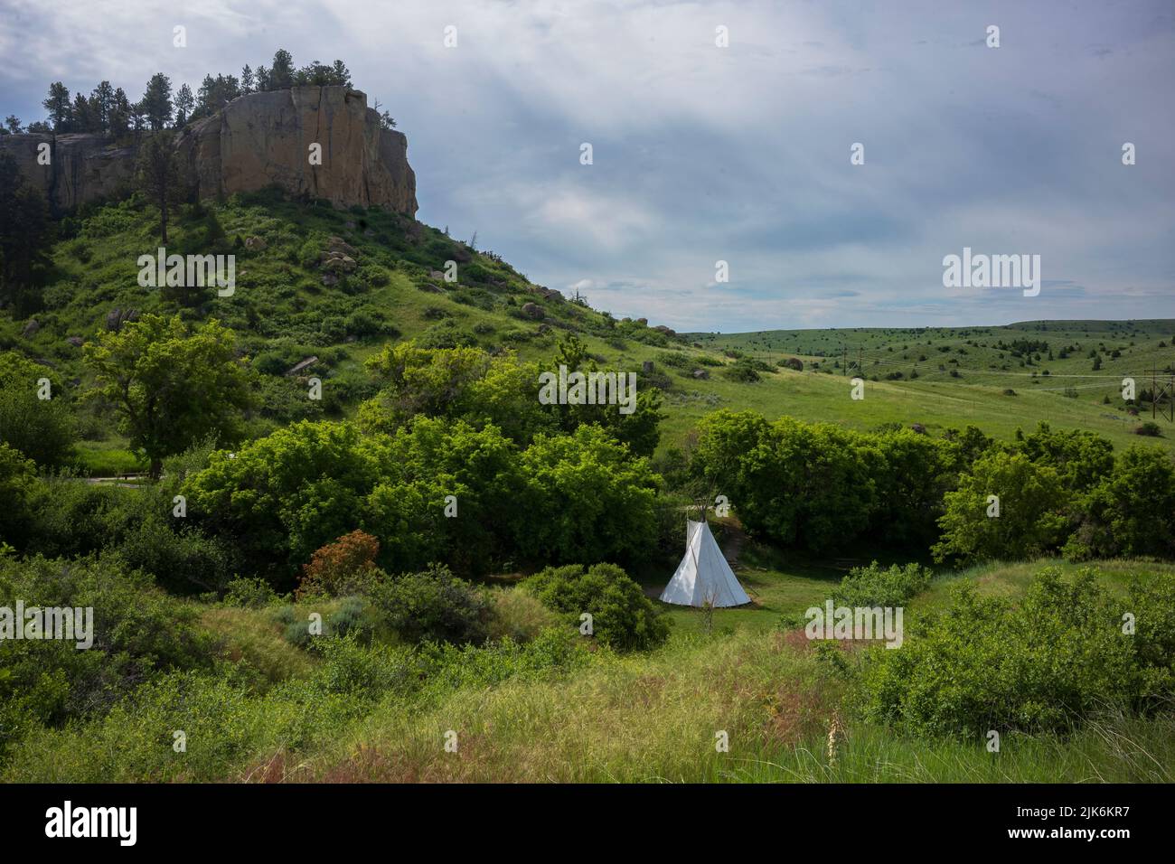 Pictograph Cave, a Montana State Park near Billings, home to three ...