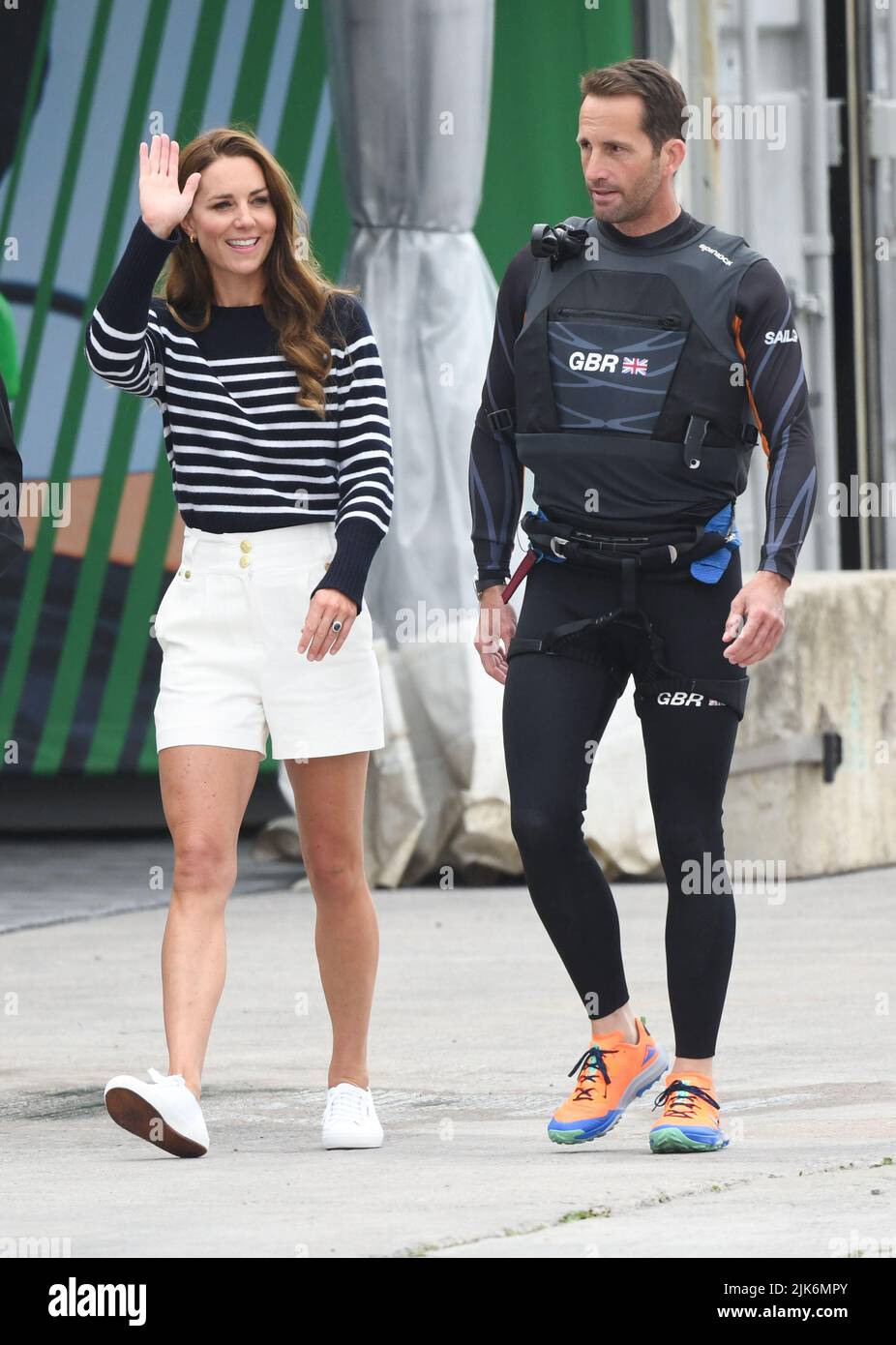 July 31st, 2022. London, UK. The Duchess of Cambridge and Ben Ainslie ...