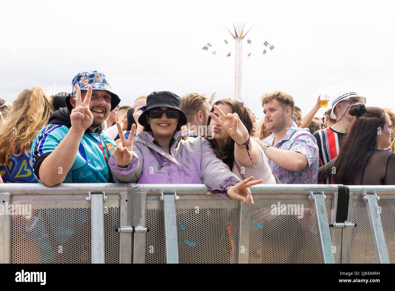 Newcastle, UK. 30th July, 2022. Scenes at Loosefest festival. Credit ...