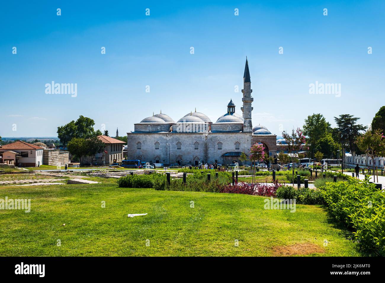 Edirne, Turkey - August 2022 : The Old Mosque in Edirne City of Turkey ...
