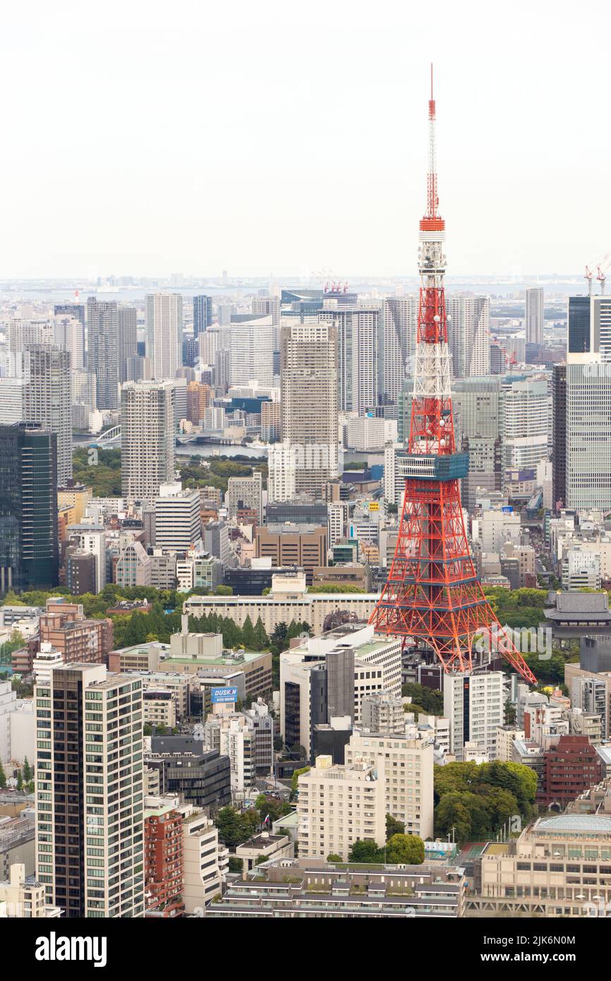 Tokyo skyline in the backdrop hi-res stock photography and images - Alamy