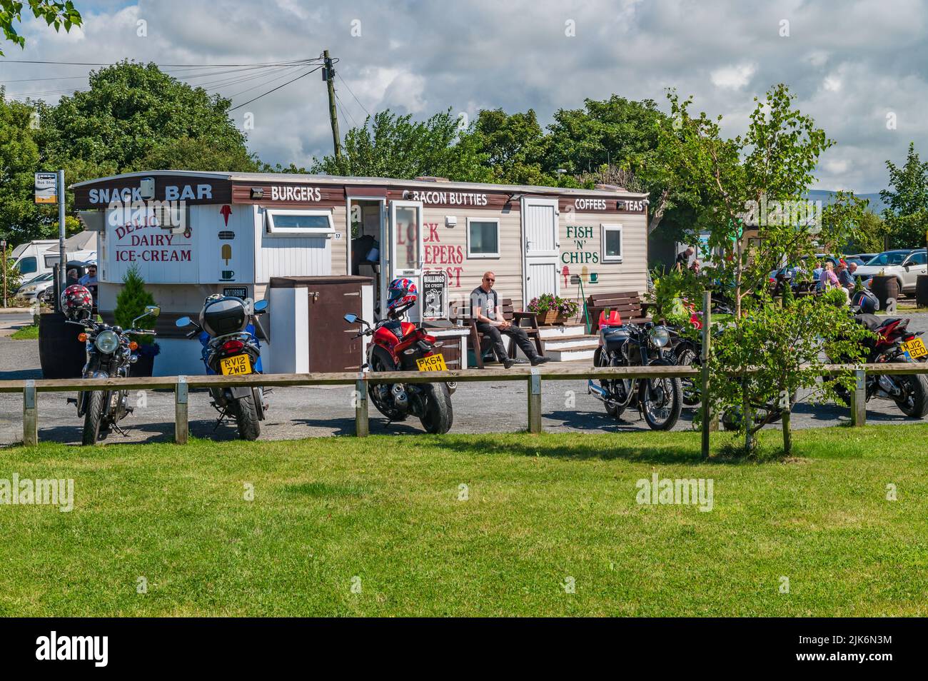 The Lock Keepers Rest at Glasson Dock near Lancaster Stock Photo - Alamy