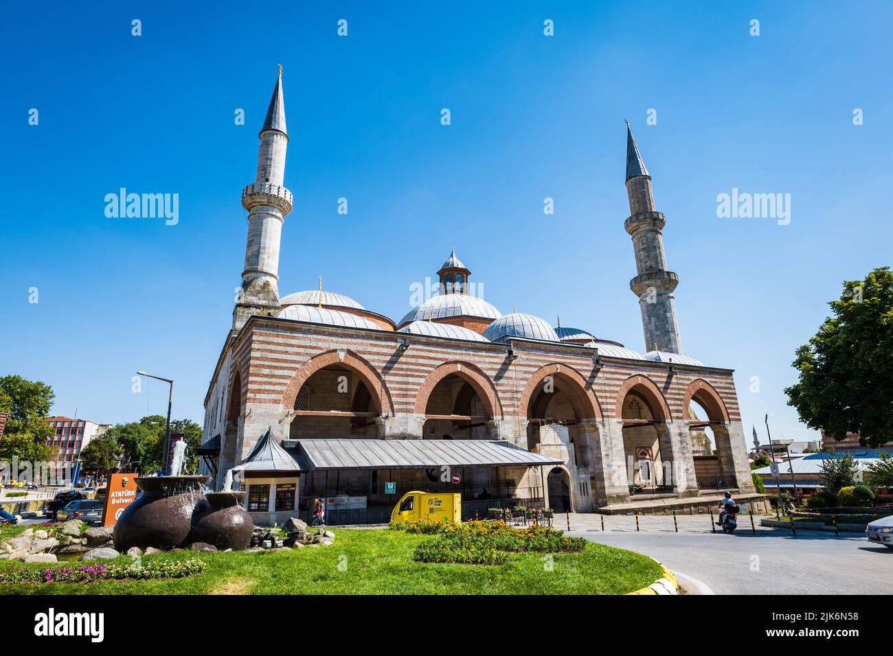 Edirne, Turkey - August 2022 : The Old Mosque in Edirne City of Turkey ...