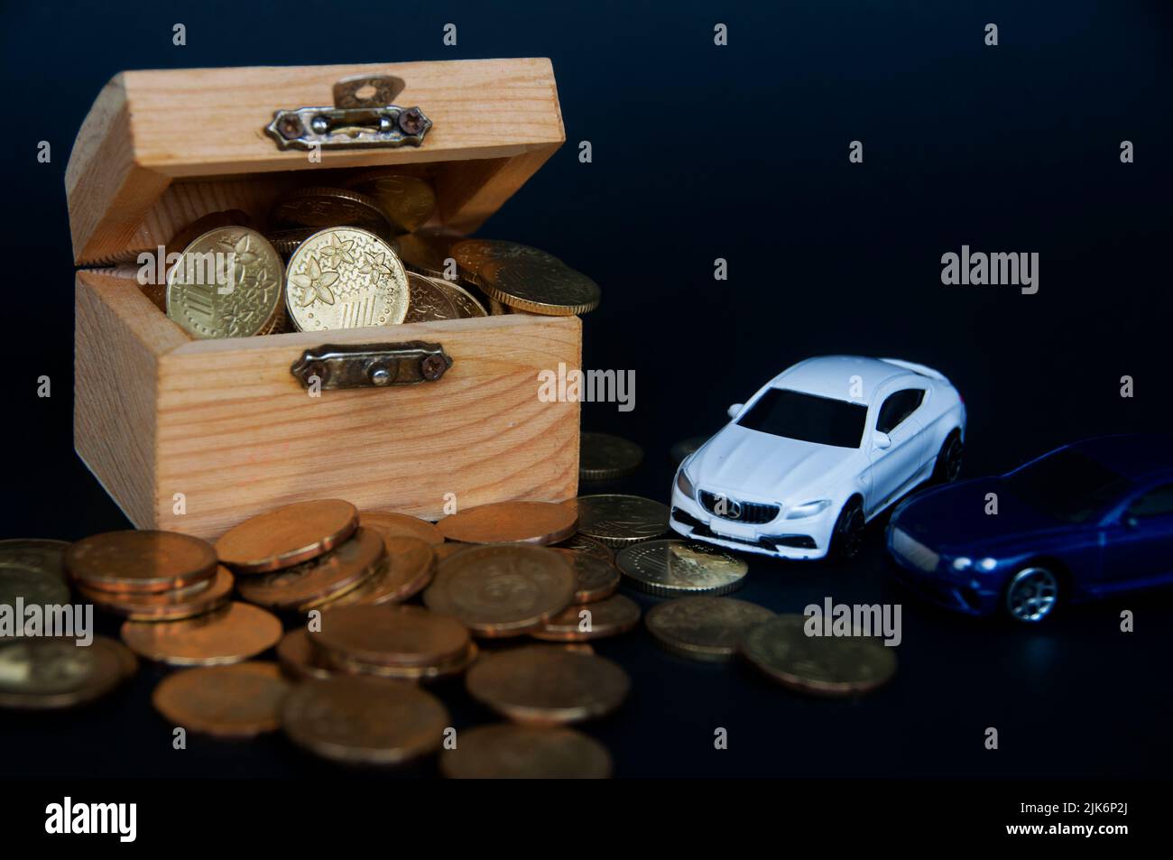Kuala Lumpur, Malaysia - July 2022 : Miniature toy car of Mercedes AMG ...