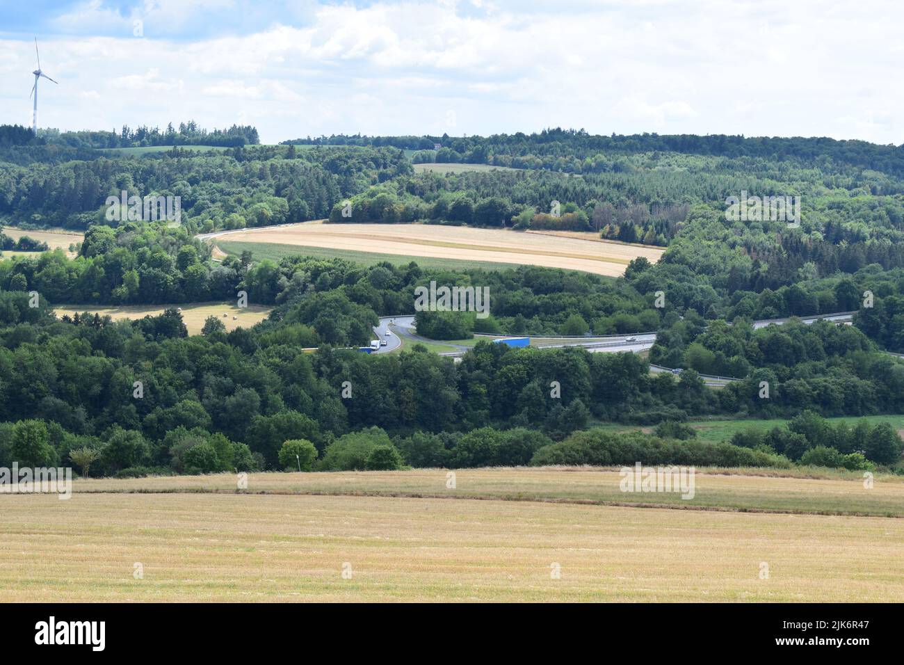 Autobahn A48 near Kaisersesch Stock Photo - Alamy