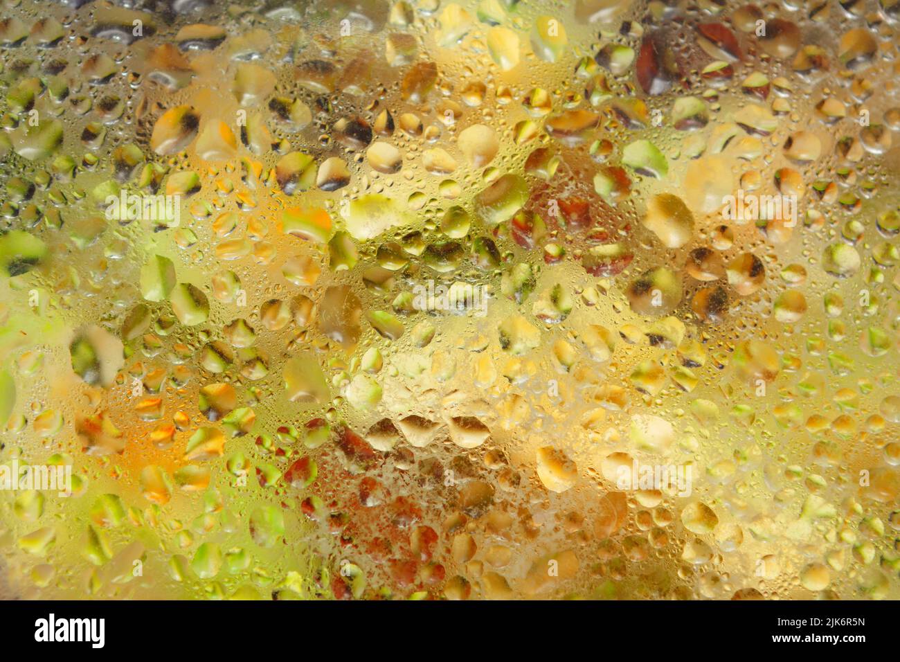 Frying pan glass condensation . Cooking food under glass lid Stock ...