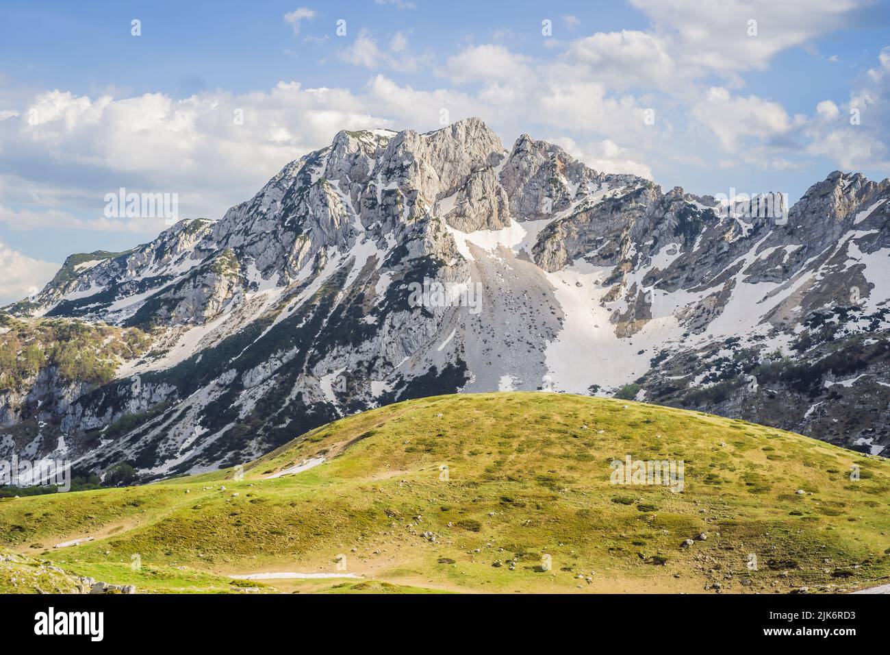 Mountain lake landscape on Durmitor mountain in Montenegro beautiful ...