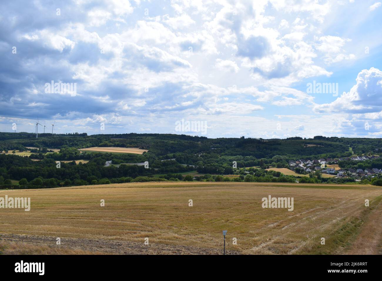 rural region with a small town Stock Photo - Alamy