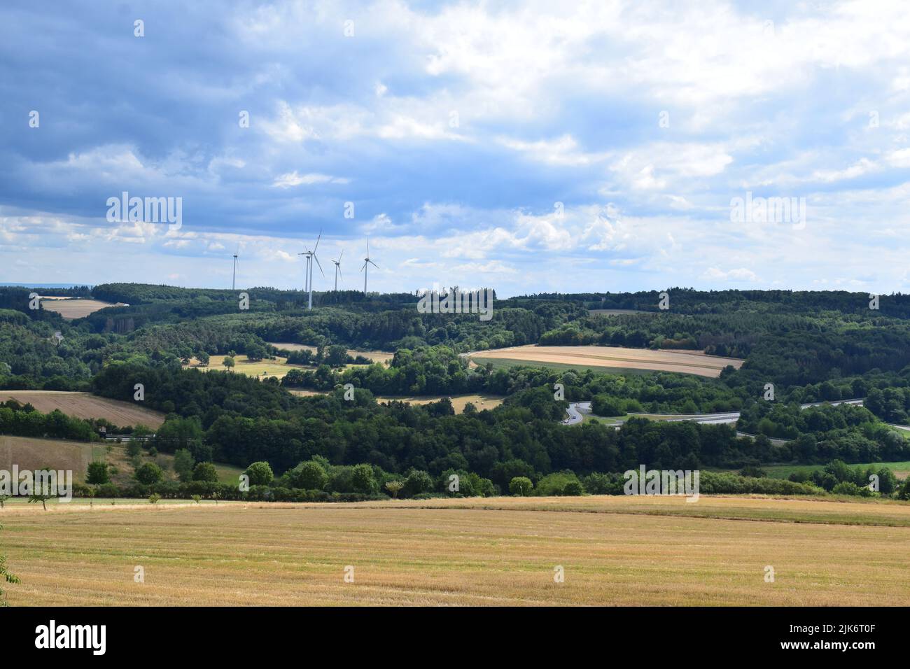 Autobahn A48 near Kaisersesch Stock Photo - Alamy
