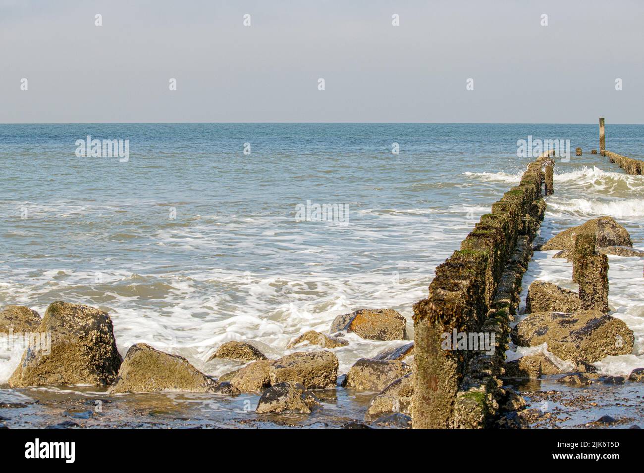 Dutch North Sea in the province of Zeeland Stock Photo - Alamy