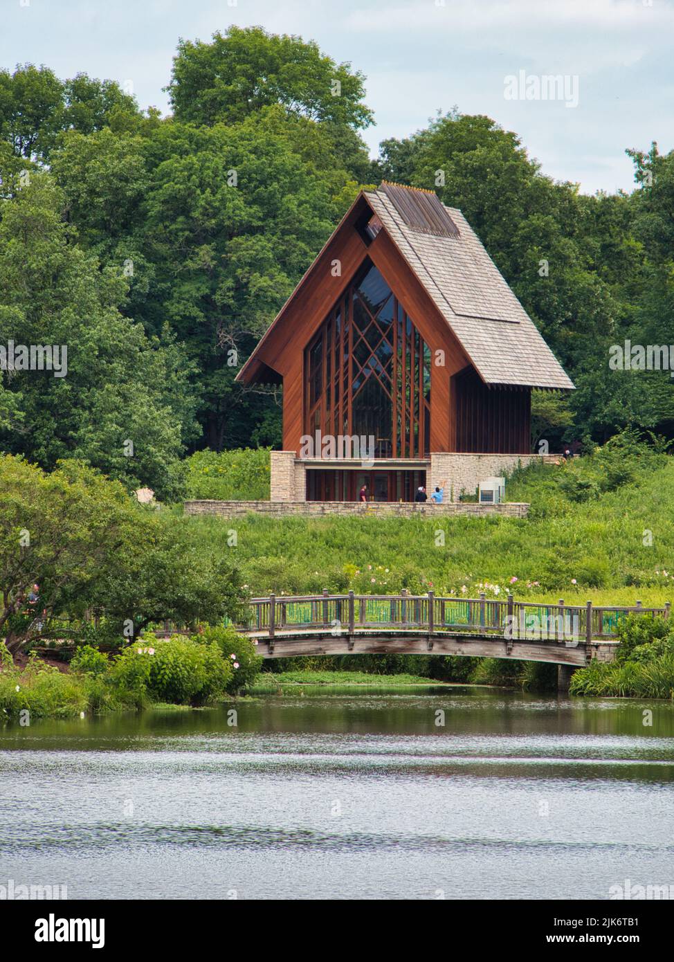 Remote chapel and bridge. Beauttiful scene would make an excellent ...