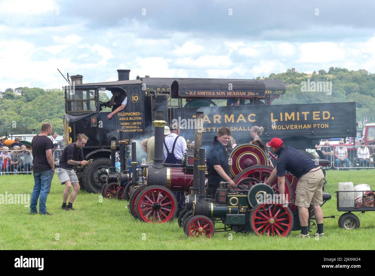 Flookburgh, Cumbria, UK. July 31st 2022. Cumbria Steam Gathering at ...