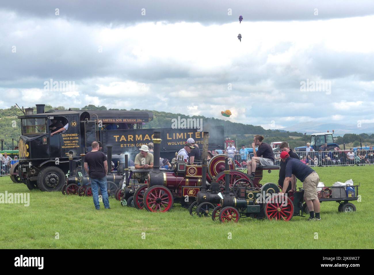Flookburgh, Cumbria, UK. July 31st 2022. Cumbria Steam Gathering at ...