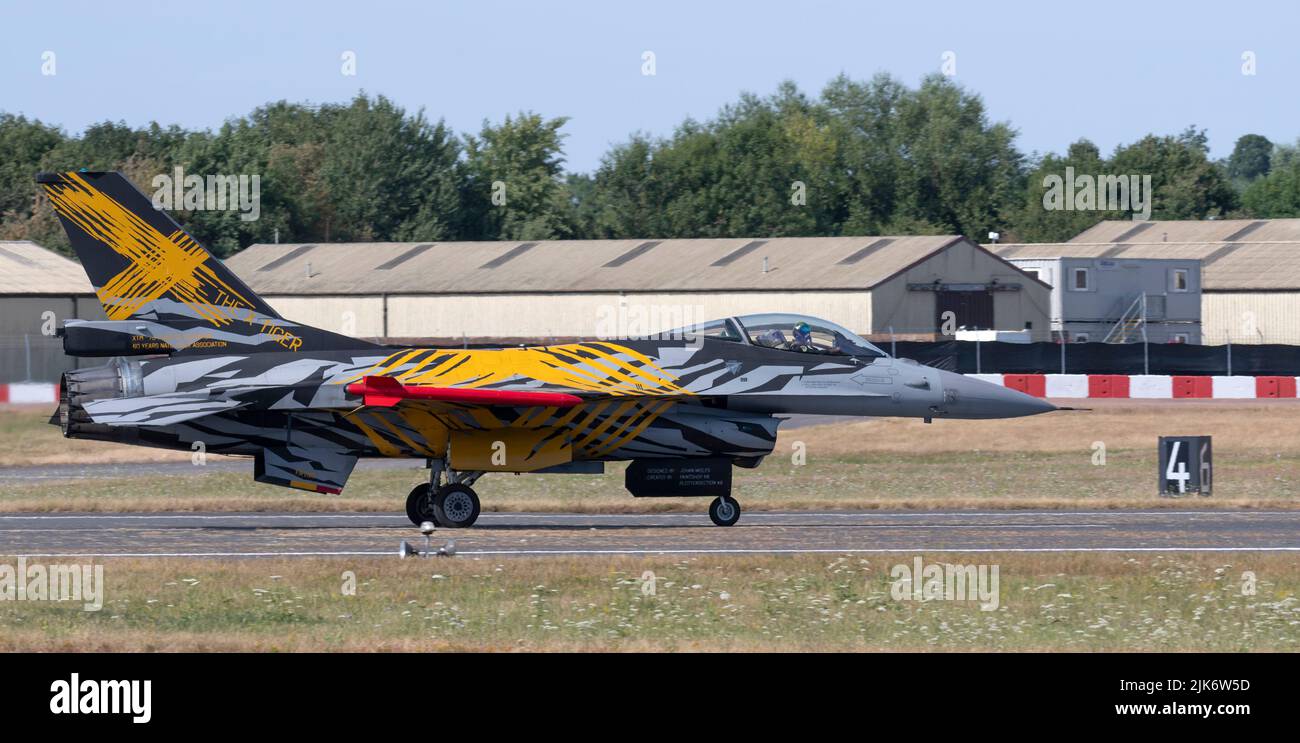 BAF Solo Display, FA-136 the X Tiger livery, XTM 70 years 31 Squadron ...