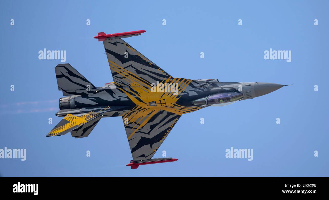 BAF Solo Display, FA-136 the X Tiger livery, XTM 70 years 31 Squadron ...