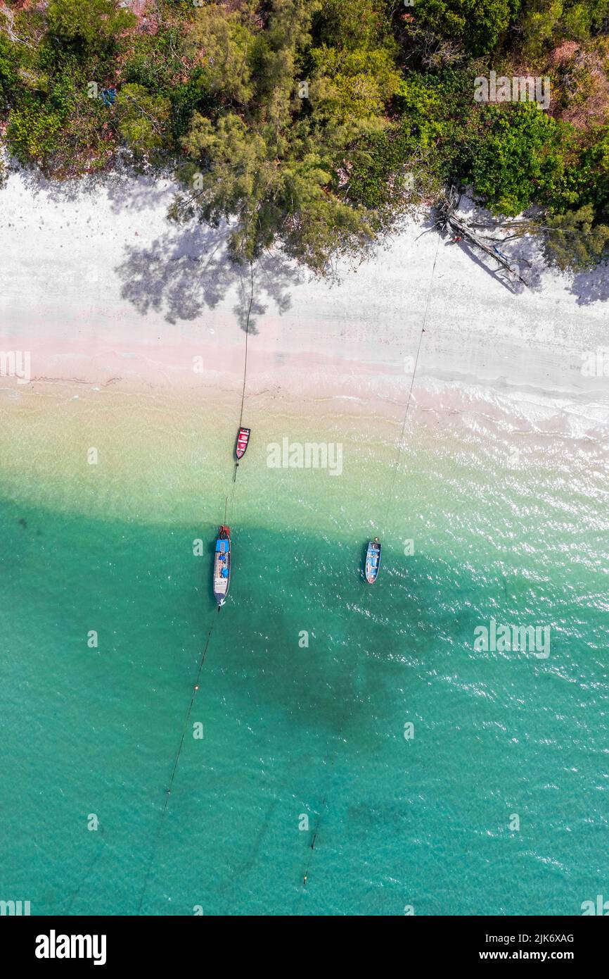 Aerial view of Koh Phayam beach in Ranong, Thailand Stock Photo - Alamy