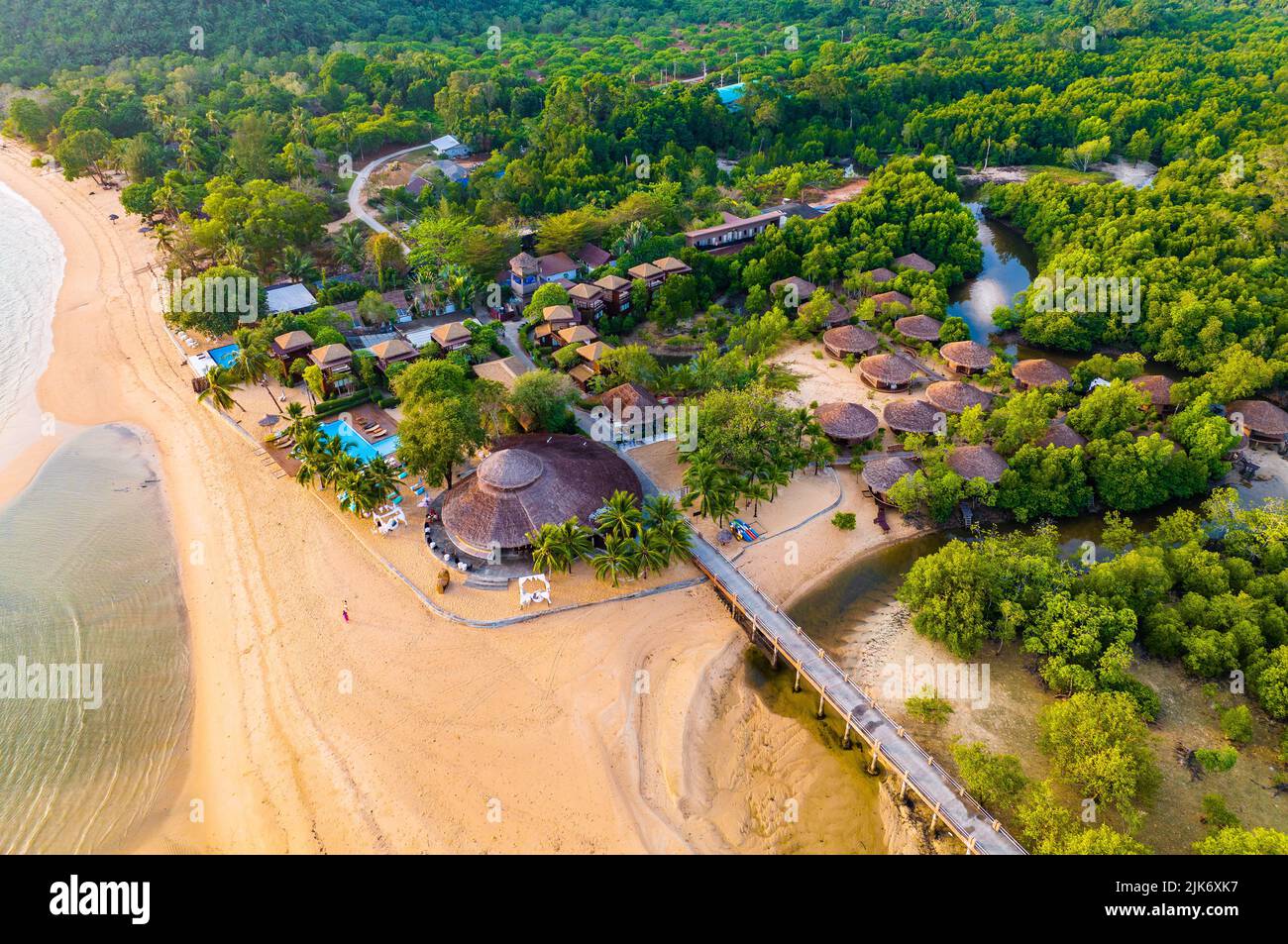 Aerial view of Koh Phayam beach in Ranong, Thailand Stock Photo - Alamy