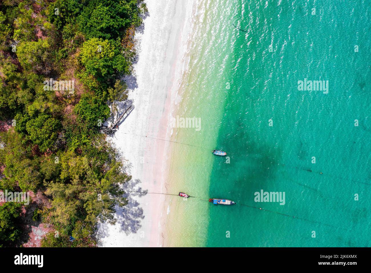 Aerial view of Koh Phayam beach in Ranong, Thailand Stock Photo - Alamy