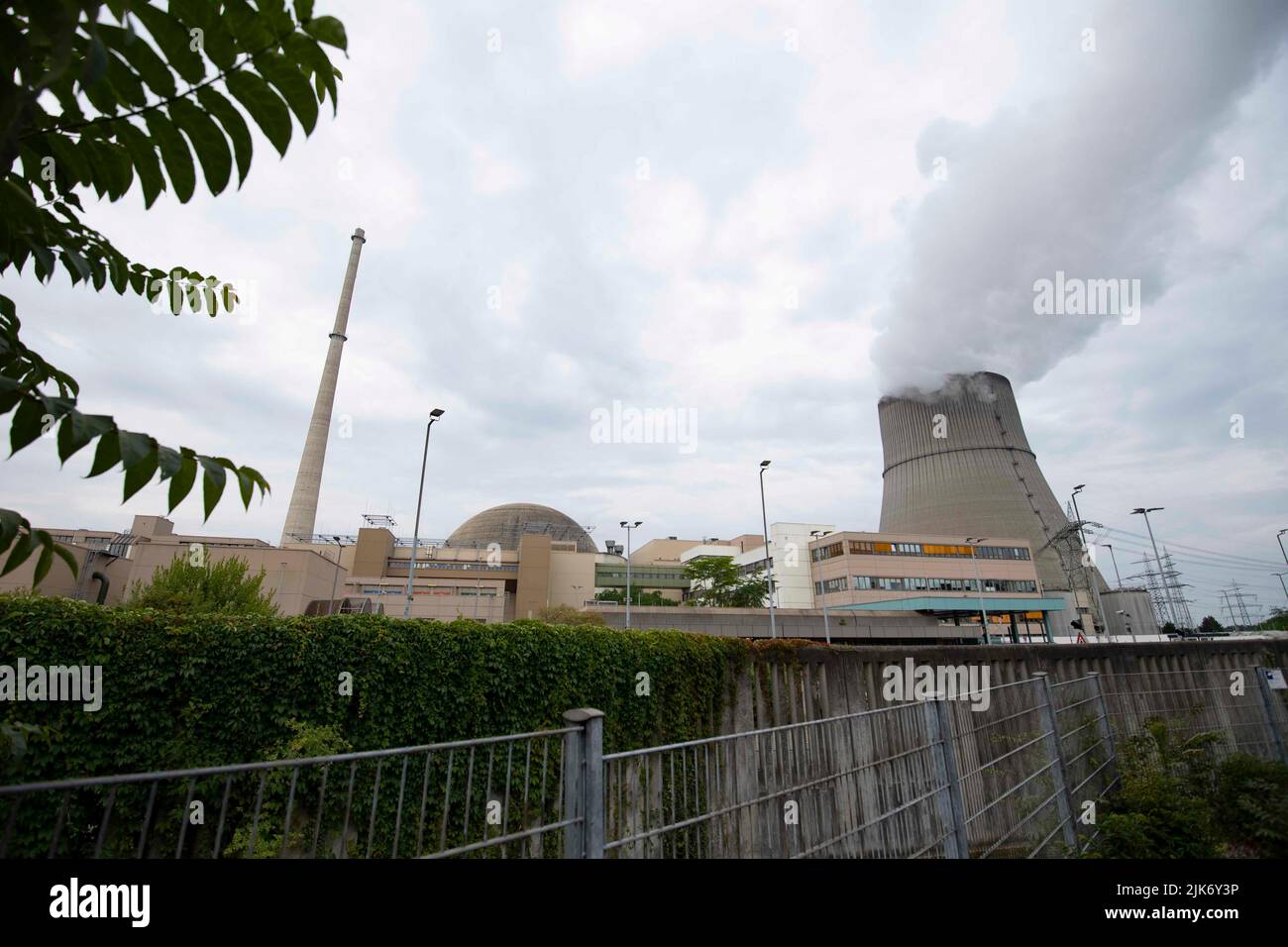 Cooling towers fence hi-res stock photography and images - Alamy