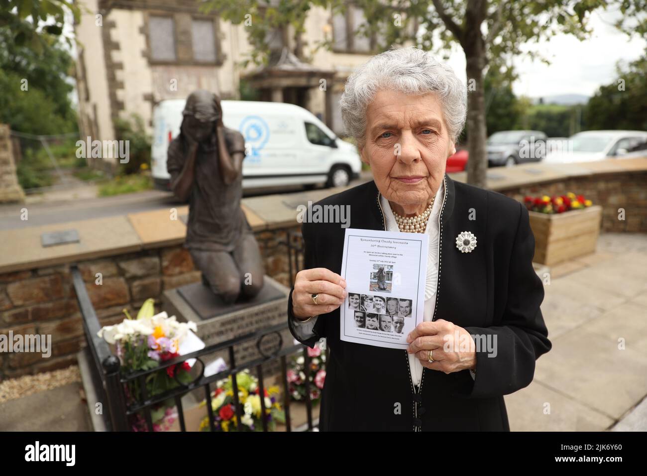 Mary Hamilton who was a friend of victim David Miller after a service ...