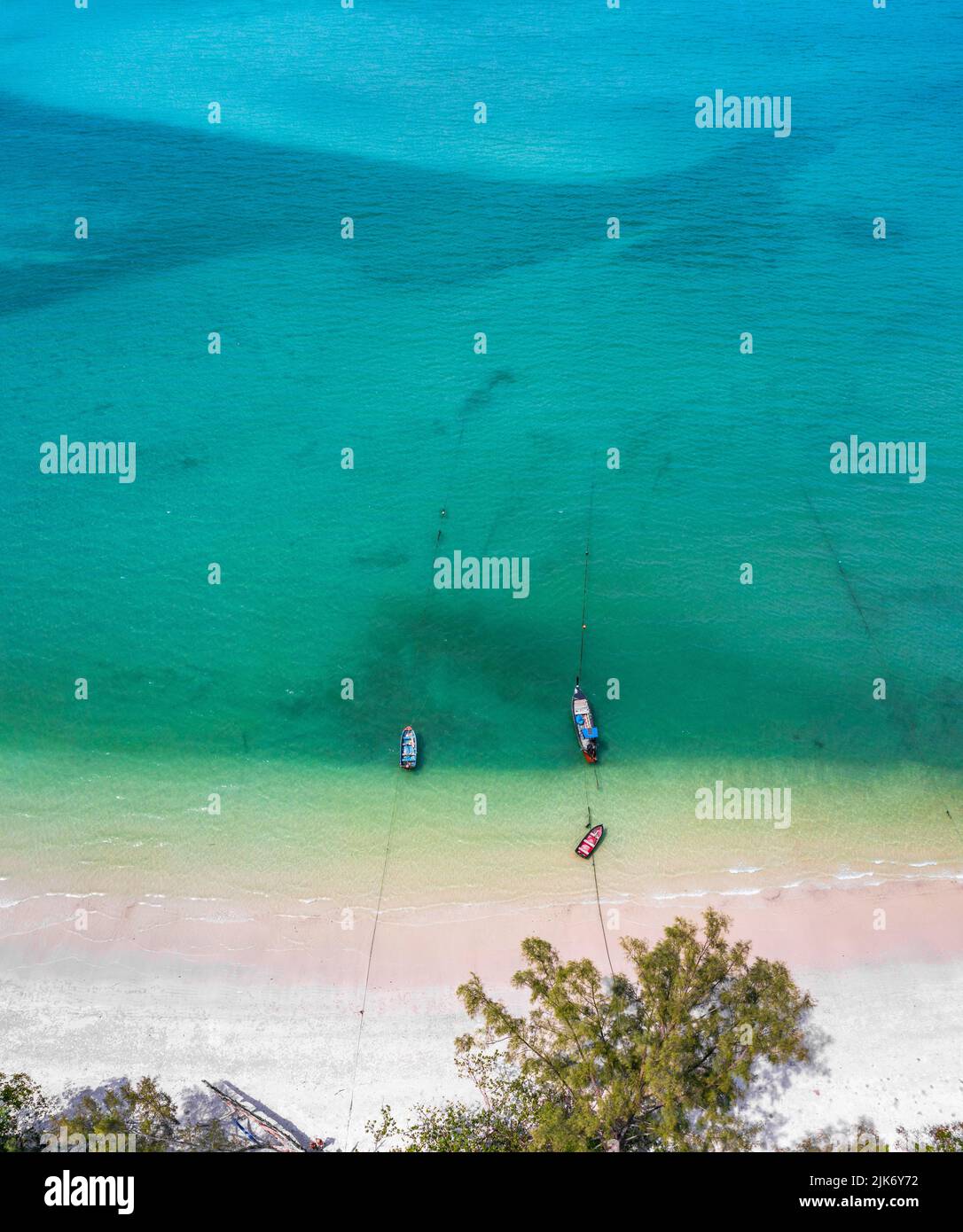 Aerial view of Koh Phayam beach in Ranong, Thailand Stock Photo - Alamy