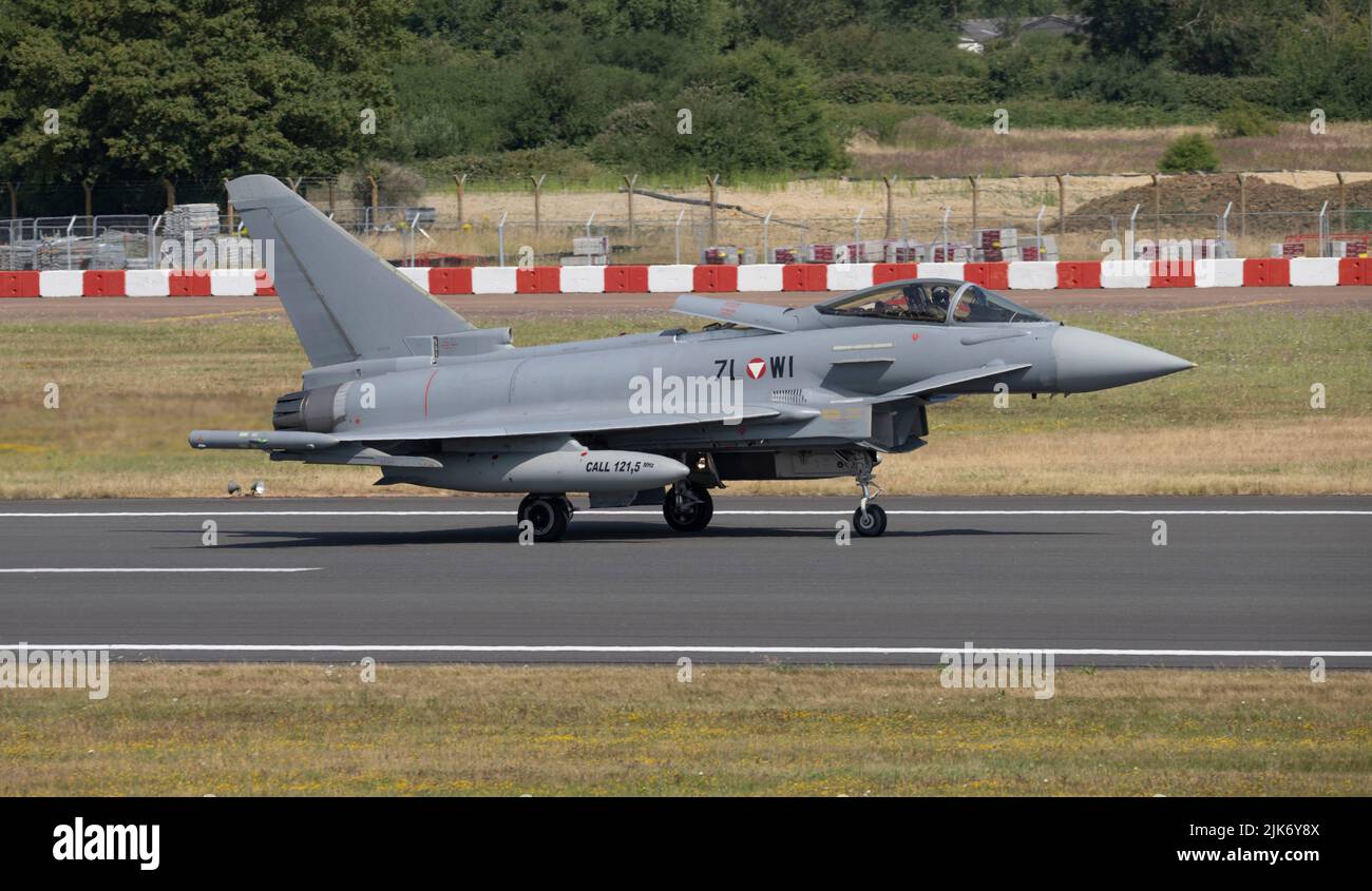 The Quick Reaction Alert Demo carried out by 2 x EF2000 (Eurofighter ...
