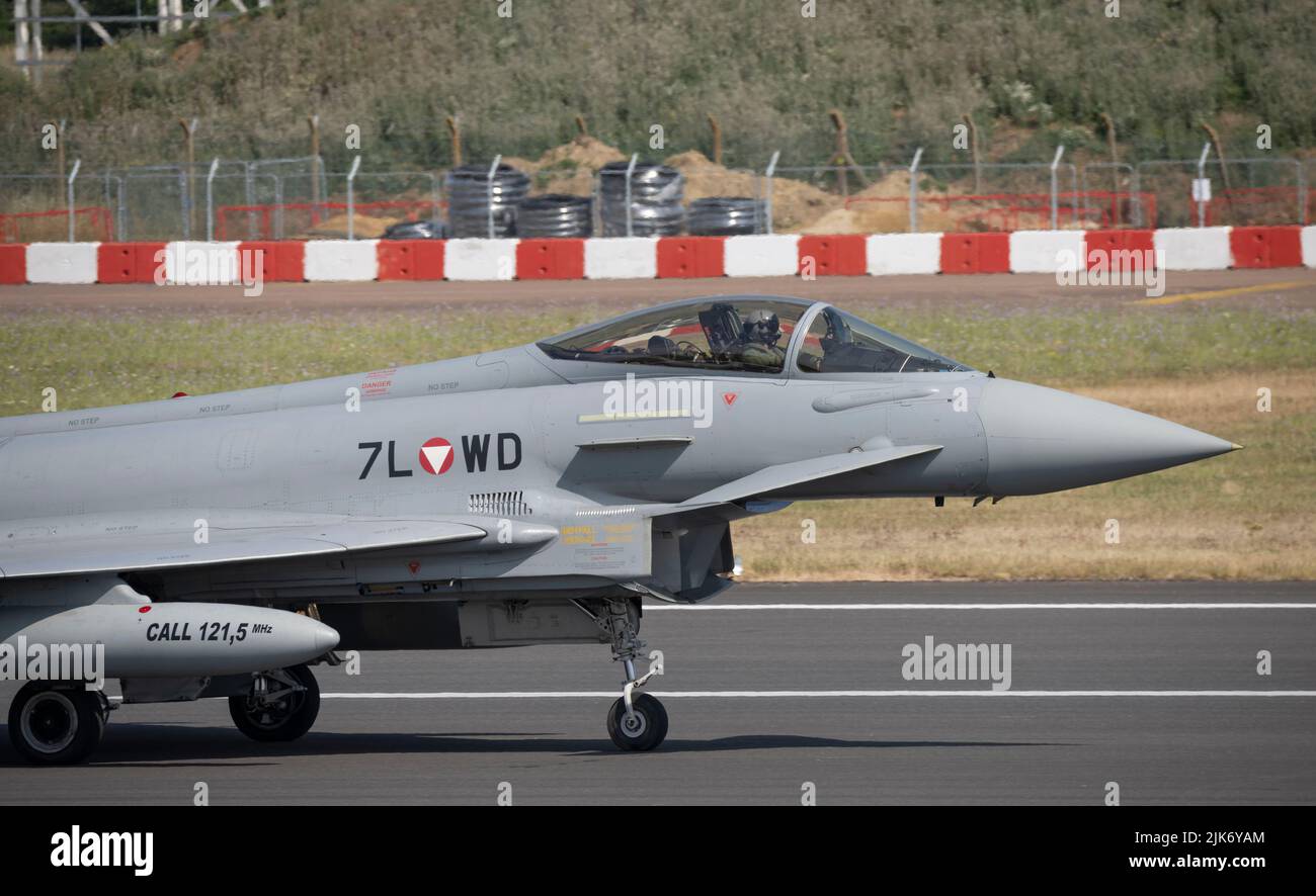 The Quick Reaction Alert Demo carried out by 2 x EF2000 (Eurofighter ...